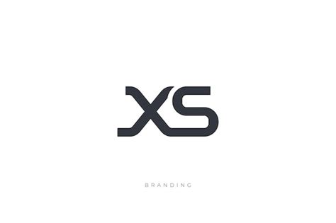 Premium Vector X Letter Xs Monogram Vector Logo Letter Combination