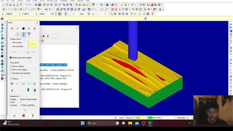 Mastercam Mill Lesson 10a Youtube
