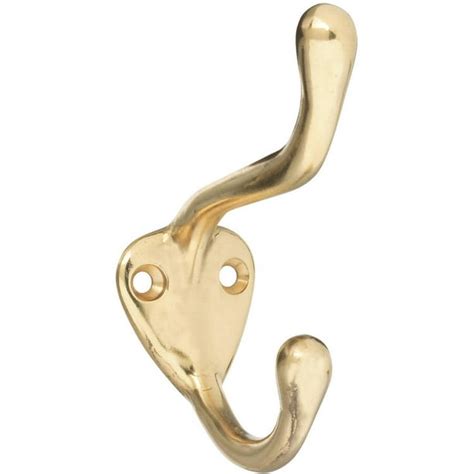 Stanley Hardware 804020 Solid Brass Coat And Hat Hook