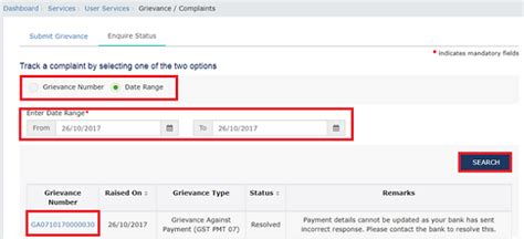 GST How To File Payment Related Grievances PMT