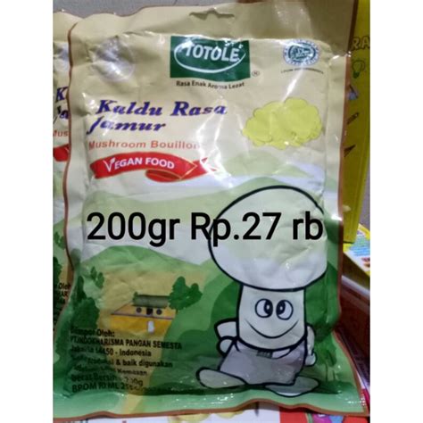 Jual Totole Kaldu Rasa Jamur 200gr Shopee Indonesia