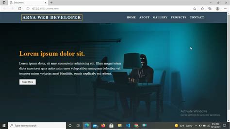 Responsive Navigation Bar Tutorial Navigation Bar Using Html Css And Javascript Youtube