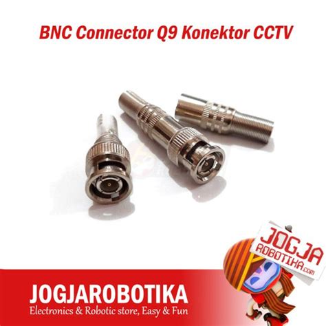 Jual BNC Connector Q9 Konektor CCTV BNC Kabel Coaxial Male Model Baut