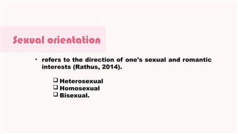 Sex Ppt Understanding The Self Nursing 1 Ppt