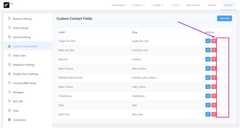 Custom Contact Fields Fluentcrm