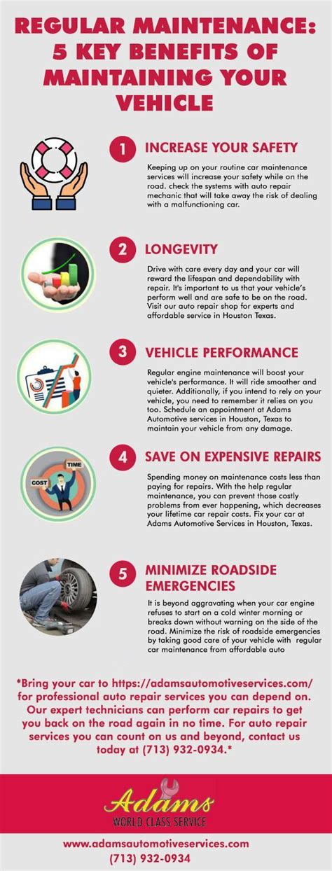 Regular Maintenance: 5 Key Benefits Of Maintaining Your Vehicle | On the road again