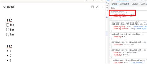 Task List Alignment In Editing Mode · Issue 355 · Kepanoobsidian