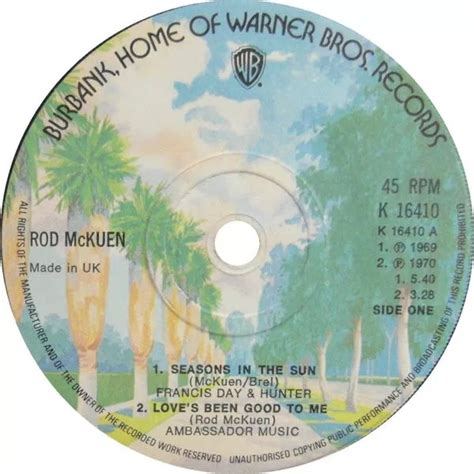 Rod Mckuen Seasons In The Sun 7 Ep £1549 Picclick Uk