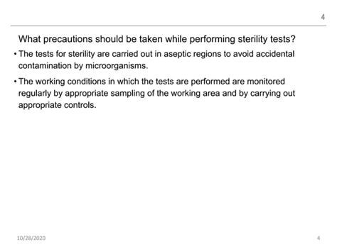 Sterility Testing Pdf Chemistry Science