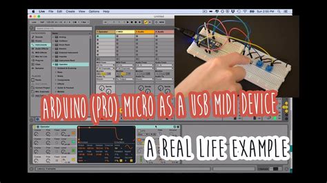 Arduino Pro Micro As A USB MIDI Device Real Life Example YouTube