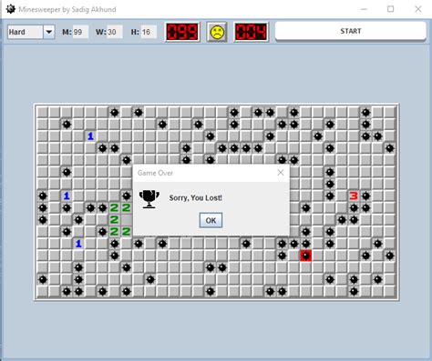 GitHub Sadigaxund Minesweeper A Remake Of The Classic Minesweeper Game Written In Java