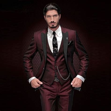 New Masculino Terno Colete Cal As Moda Gola De Lapela Preta Cor Bloqueio Festa Terno Noivo