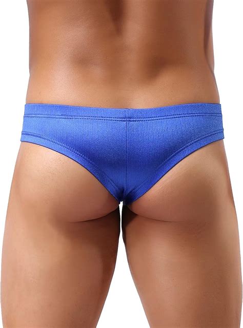 Buy Ikingsky Mens Cheeky Boxer Briefs Sexy Low Rise Pouch Thong