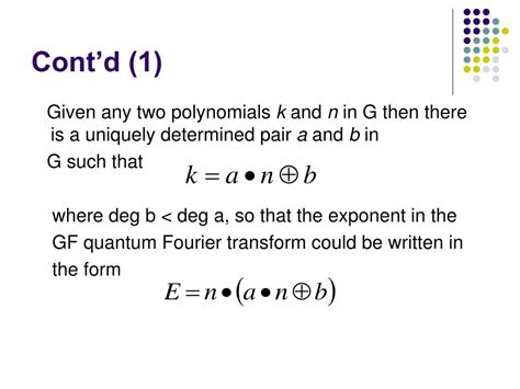 Ppt From Finite Projective Geometry To Quantum Phase Enciphering Discrete Math Of Mubs
