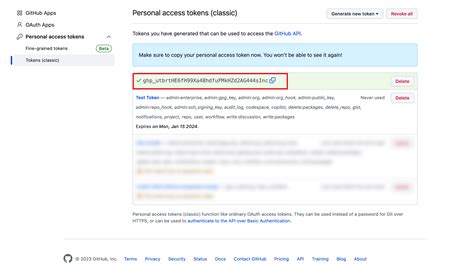 Github新的认证方式github New Personal Access Token Csdn博客