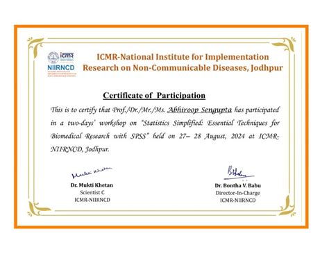 Abhiroop Sengupta On Linkedin Grateful For The Opportunity To Attend The Two Day Workshop On