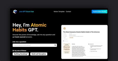 Atomic Habits Gpt Ai Powered Interactive Book Summary And Habit Formation Tool Deepgram
