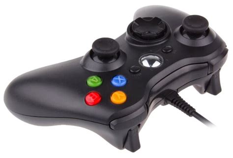 Купить Джойстик (геймпад) проводной для Xbox 360 и PC Черный - цена ...