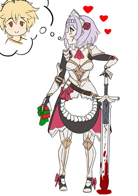 Spiral⛩️🔞 On Twitter A Doodle Of Aether X Noelle Genshin Impact 原神 Genshinlmpact Aether