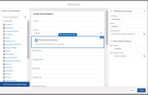 need help regarding the new lightning flow builder lookup field