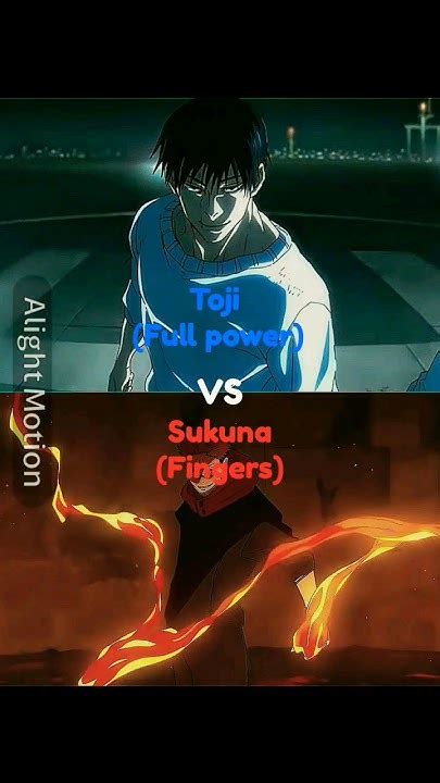 Sukuna Fingers Vs Jjk Part 3 Toji Anime Jujutsukaisen Sukuna