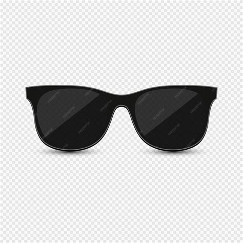 Premium Vector Realistic Sunglasses On Background Vector Image