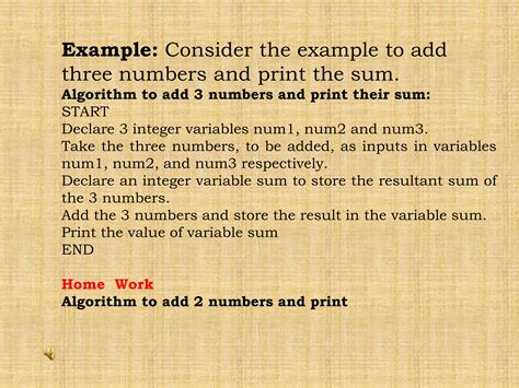What Is Algorithm Ppt