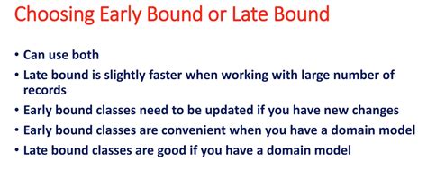 Early Bound Vs Late Bound In Dynamics 365 Shenghao365