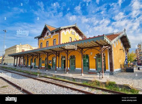 Volos Greece Beautiful Old Train Station Beautiful Building Of Volos
