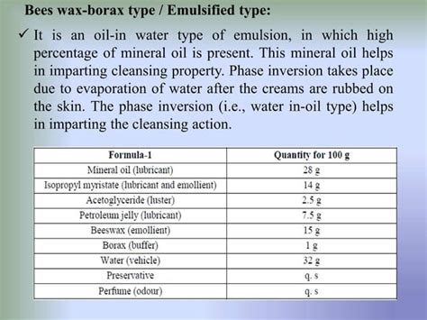 Cream Formulation And Evaluation Pptx
