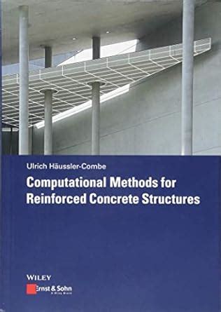 Computational Methods For Reinforced Concrete Structures Buy Online