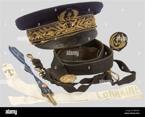 France 20ème Siècle Casquette De Médicin Général Maritime De Deuxième