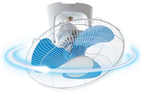 Ac 360 Degree Oscillating Wall Fan Ceiling 450mm Orbit Fan Electronic