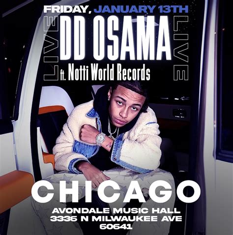 Buy Tickets To Dd Osama And Notti World Records In Chicago On Jan 13 2023