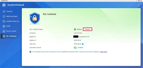 How Can I Install A Myqnapcloud Ssl Certificate When A Third Party Certificate Is Currently In