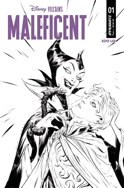 Disney Villains Maleficent 2 10 Copy Jae Lee Line Art Cover Fresh