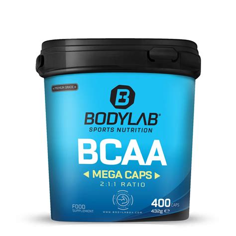 Buy Bodylab24 Bcaa Mega Caps 400 1800mg Bcaa 211 Ratio Essential