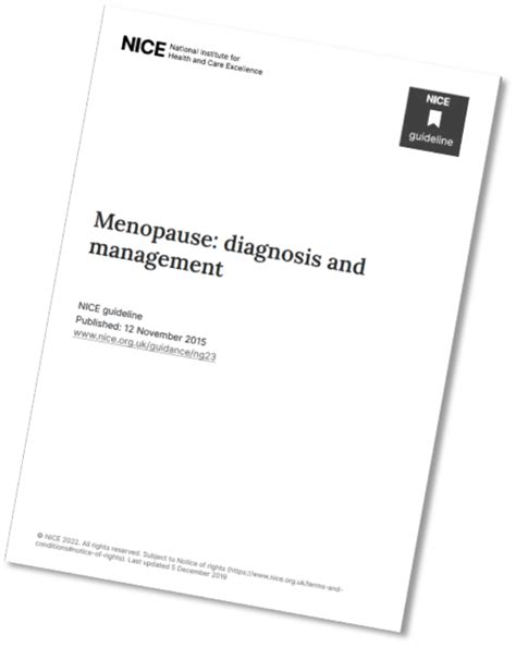 Menopause Guidelines Lenzetto Uk