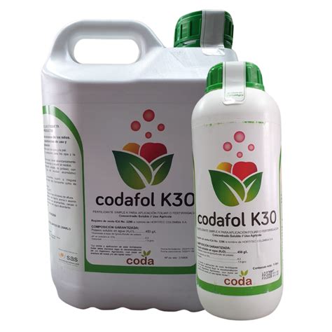 Vitalagro Codafol K30 Fertilizante Foliar Con Alto Potasio