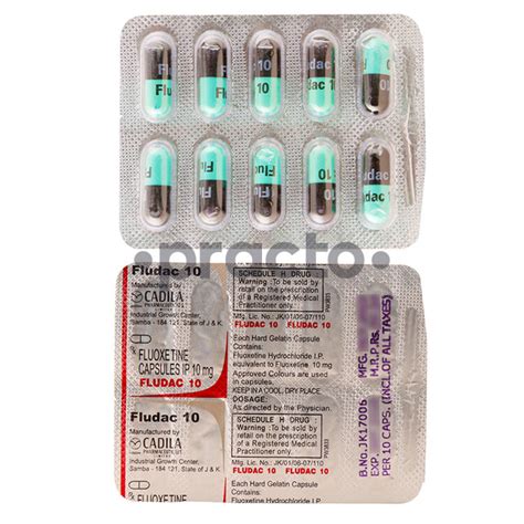 Fludac 10 Mg Capsule Uses Dosage Side Effects Price Composition