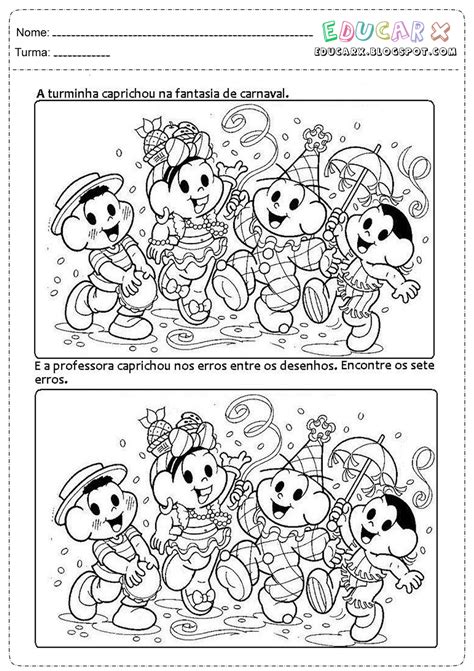 Atividades sobre o carnaval para educação infantil Atividades de