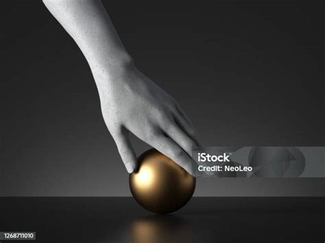 3d 렌더링 마네킹 손 잡고 공 검은 배경에 격리 제스처 모던 한 미니멀 한 패션 컨셉 심플한 깔끔한 디자인 콘크리트 조각