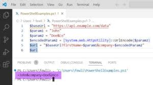 How To Escape Ampersands In URLs With PowerShell