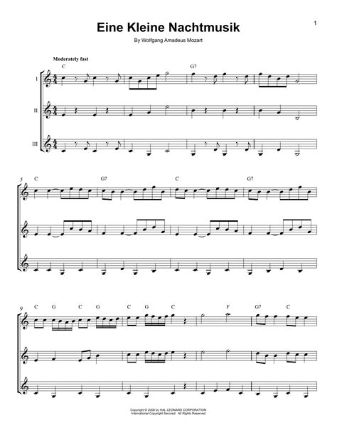 Eine Kleine Nachtmusik Sheet Music Direct