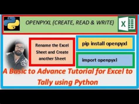 OPENPYXL CREATE READ WRITE Rename The Excel Sheet And Create Another Sheet