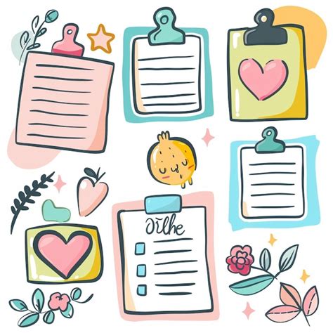 Task List Vector Set Simple And Minima Premium AI Generated Vector