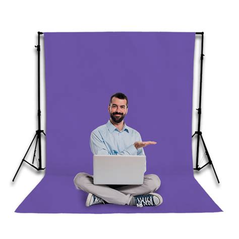 Tecido Chroma Key Roxo Fundo Infinito Estúdio Youtuber X Mts Shopee Brasil