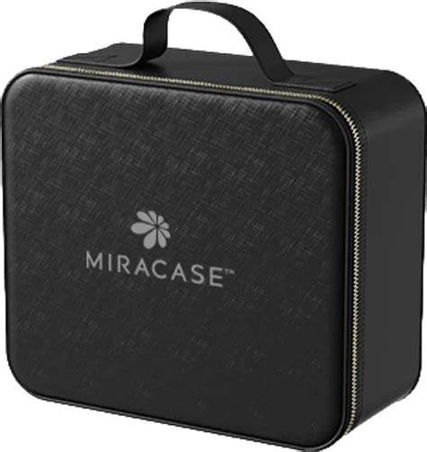 ‫miracase תיק איפור מחולק עם מראה ותאורת לד דגם Mcb450 מבית Miracase בצבע שחור סופר פארם‬