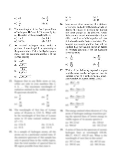 SOLUTION Atomic Structure Class 11 Advance Level Questions Studypool