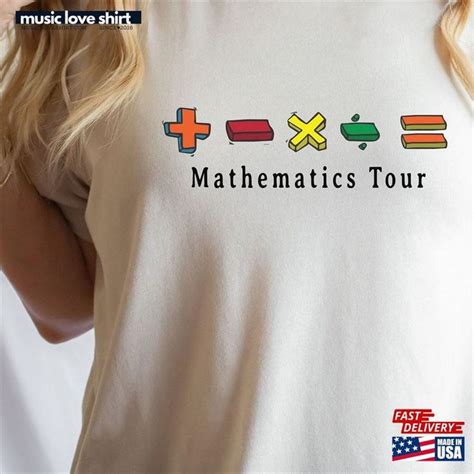 Ed Sheeran The Mathematics Tour Shirt 2023 Mathematic America Unisex